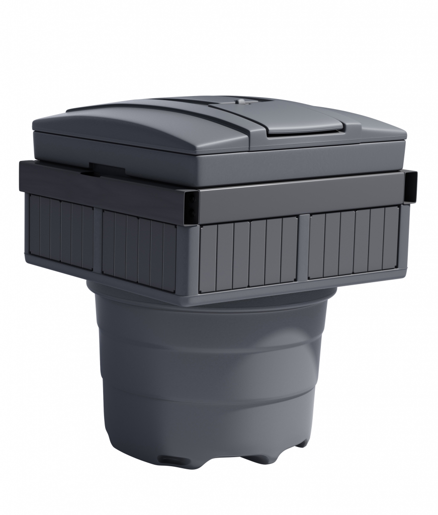 Semi-buried Waste Container - ECOLOXIA